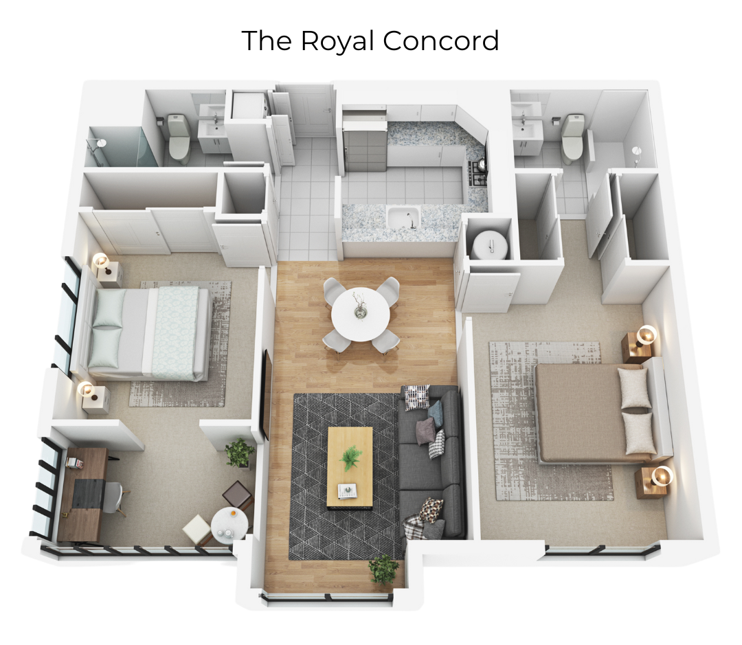 55+ Senior Apartments in Walnut Creek | Floor Plans